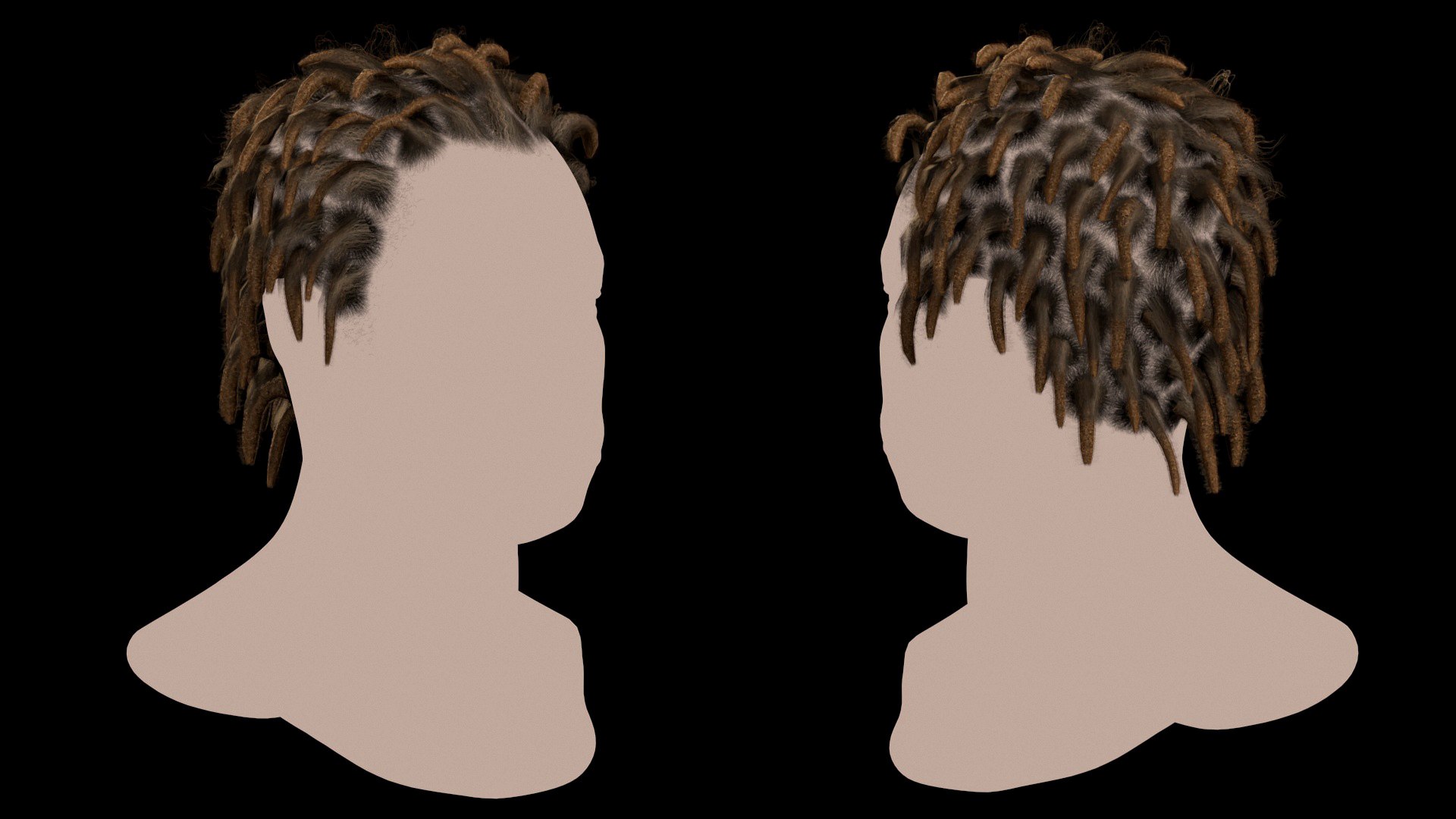 Dreadlocks 4 3D - TurboSquid 2030219