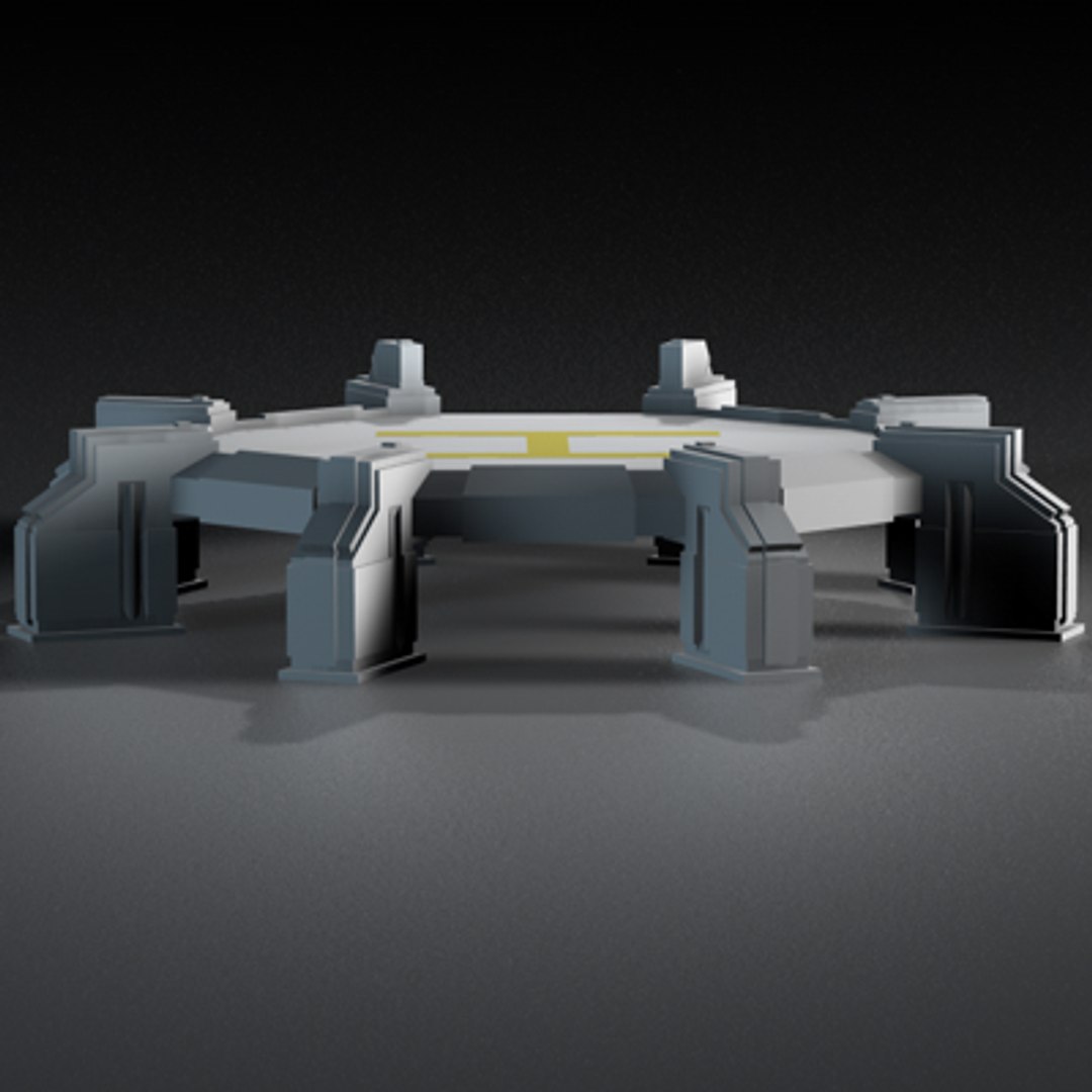 3d 3ds Landing Platform