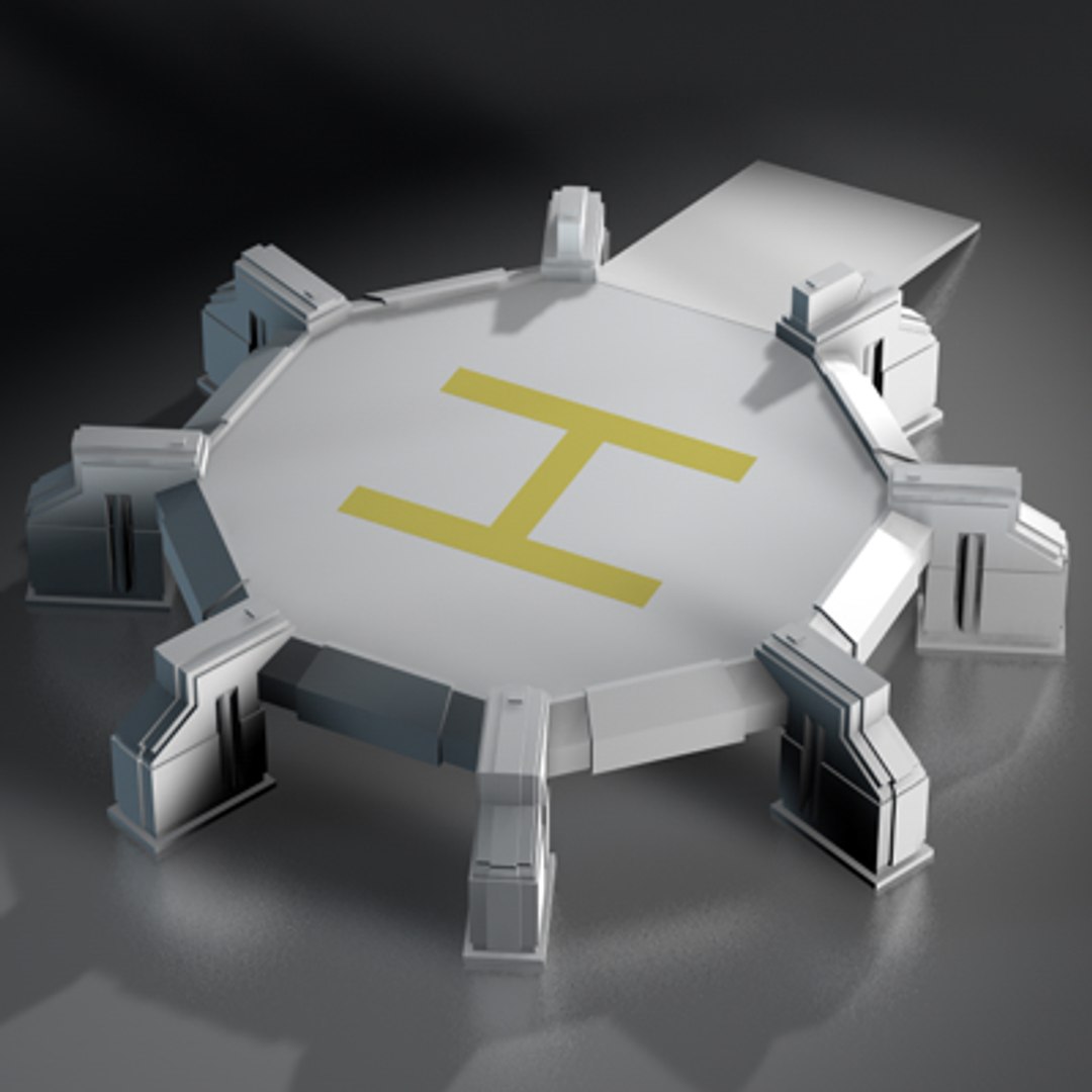 3d 3ds Landing Platform