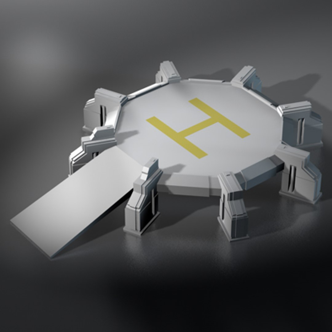 3d 3ds Landing Platform