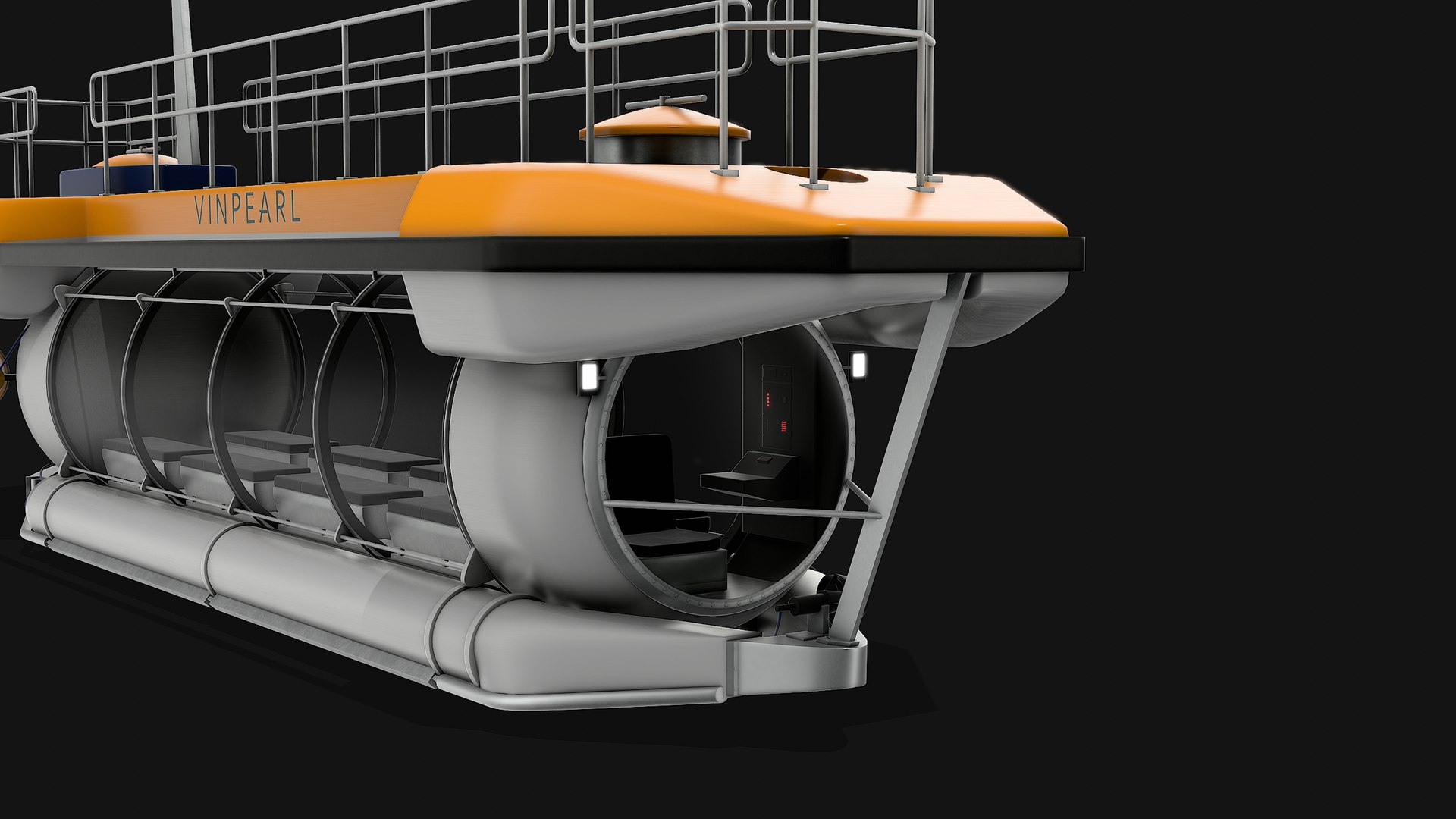 3D Triton Deepview Submarine - TurboSquid 2281564