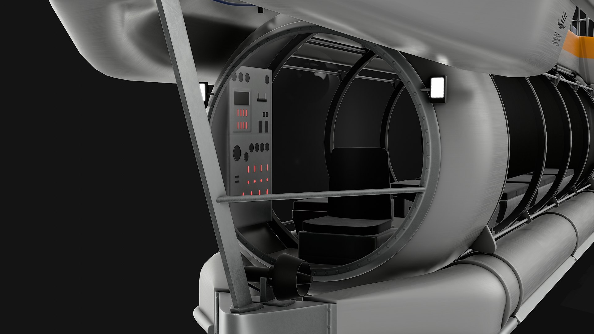 3D Triton Deepview Submarine - TurboSquid 2281564