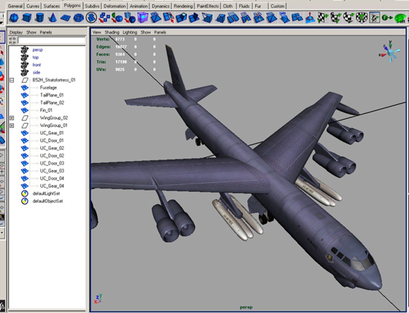 lightwave buff aircraft