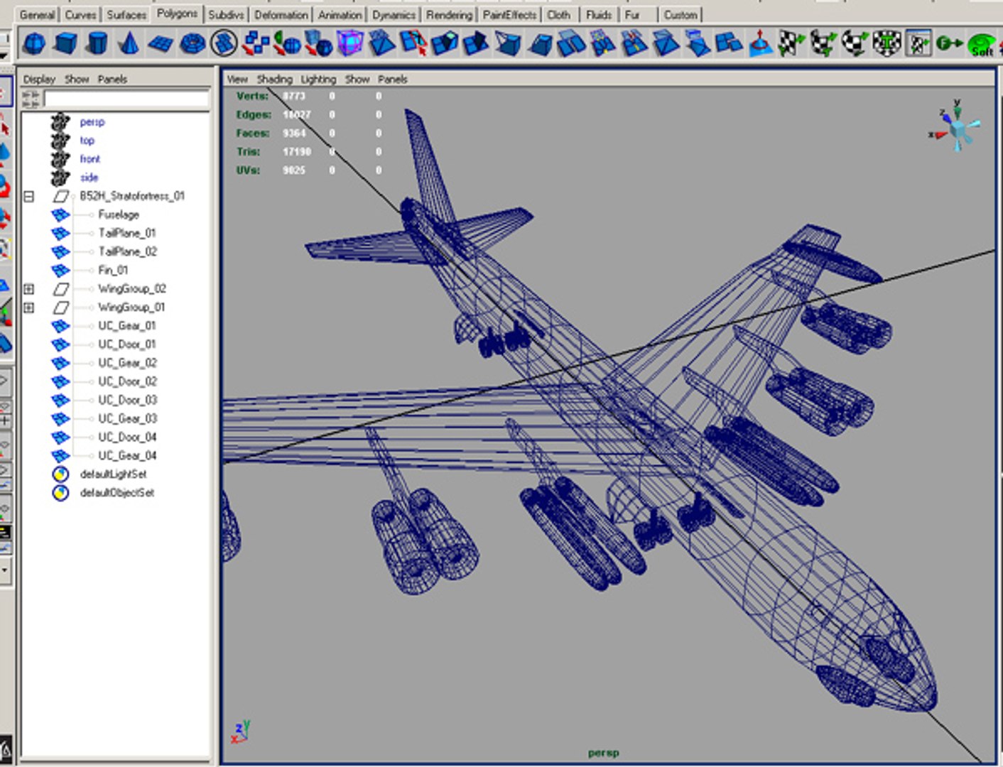 lightwave buff aircraft