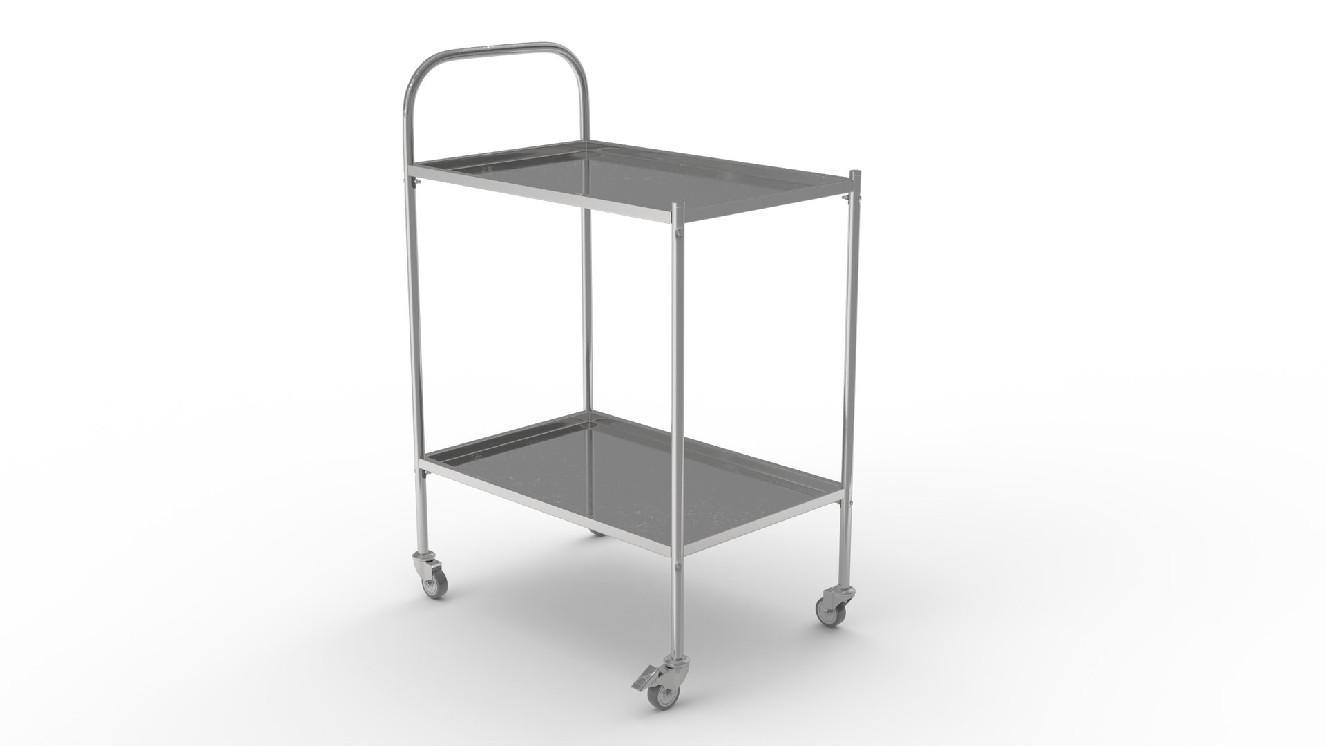 Surgical Instrument Trolley with Wheels 3D - TurboSquid 2097557