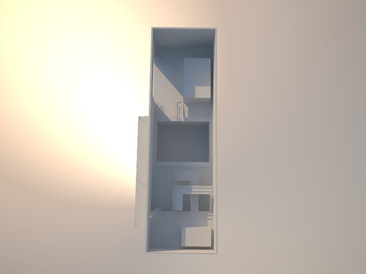 Free Warehouse Vrayforc4d 3d Model