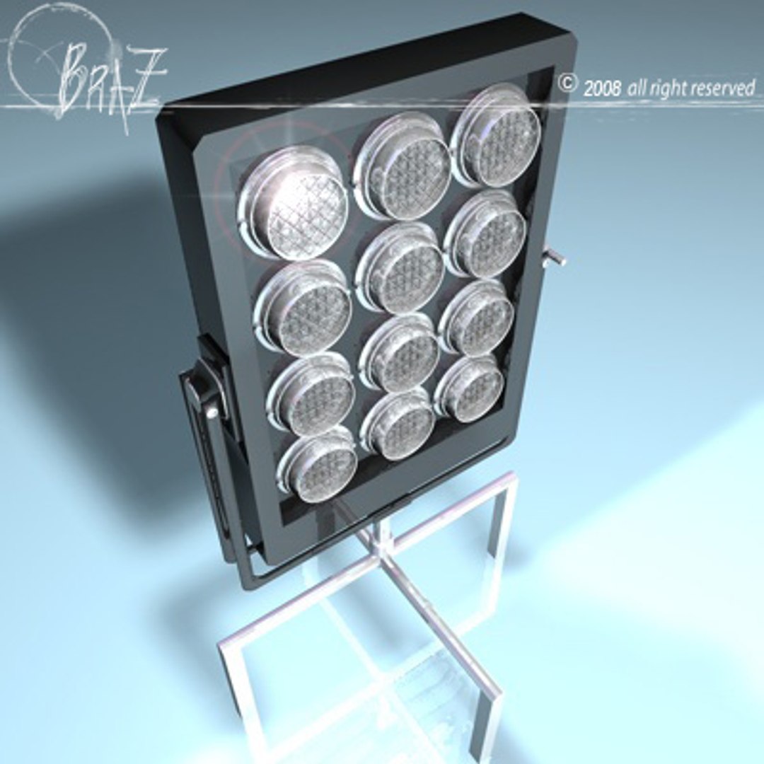 Par 12x650 Lighting 3d 3ds