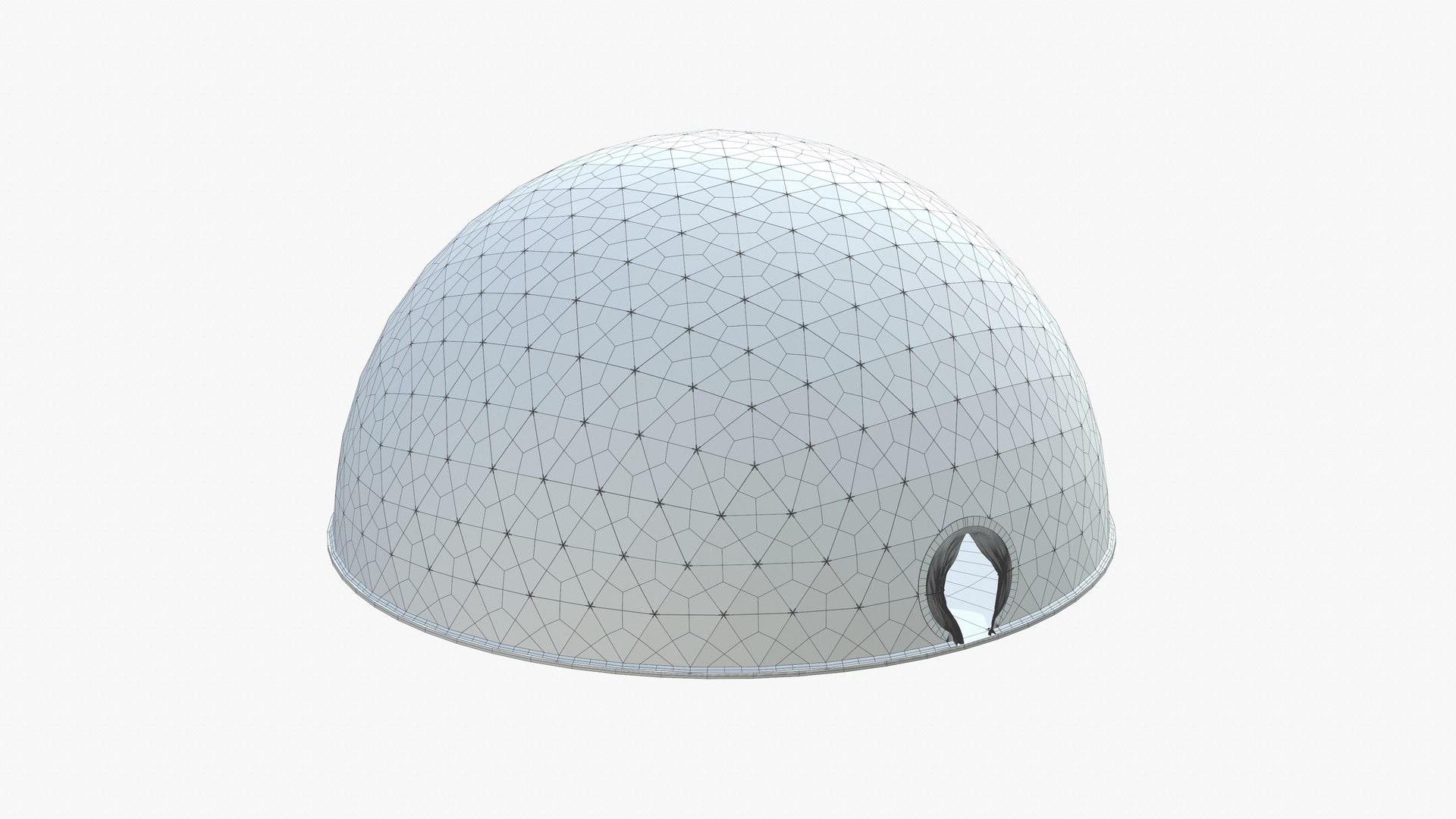 3D Geodesic Dome Structure model - TurboSquid 1898220