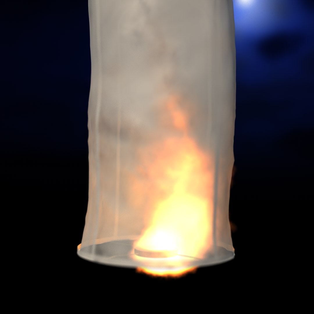 Sky Lantern 3D Model - TurboSquid 1155904