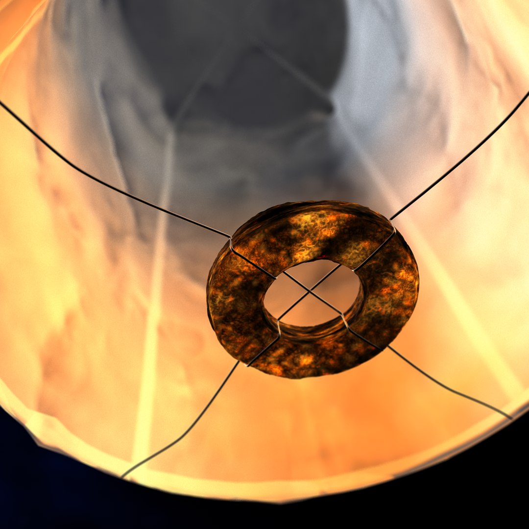 Sky Lantern 3D Model - TurboSquid 1155904