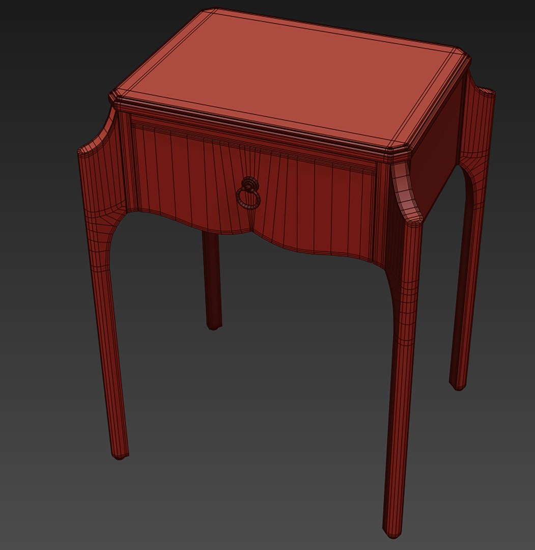 Chest of drawers bedside table Perry Horchow 3D - TurboSquid 2099853