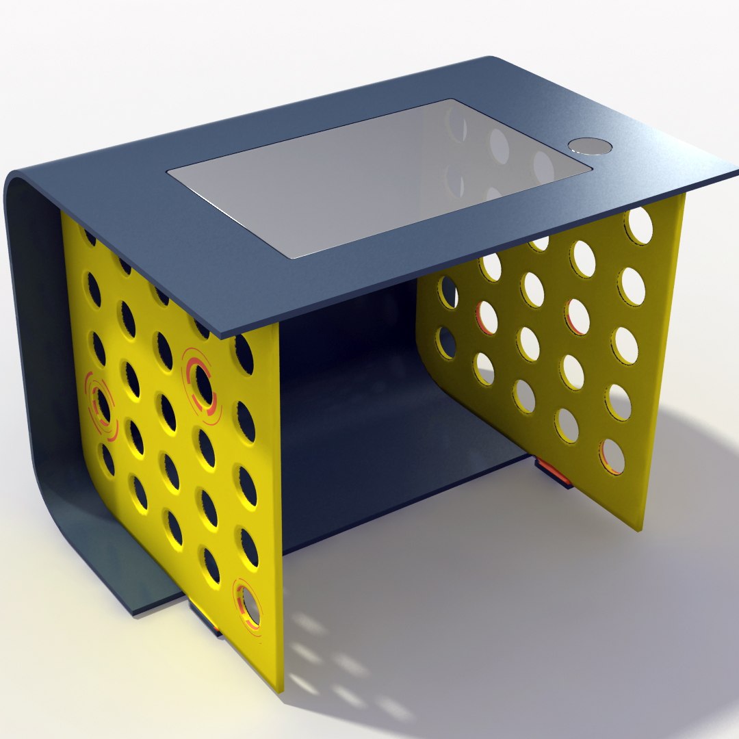 3d Table Futuristic Hdri Model