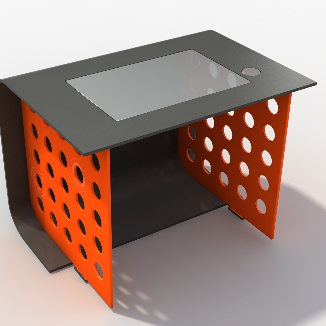 3d Table Futuristic Hdri Model