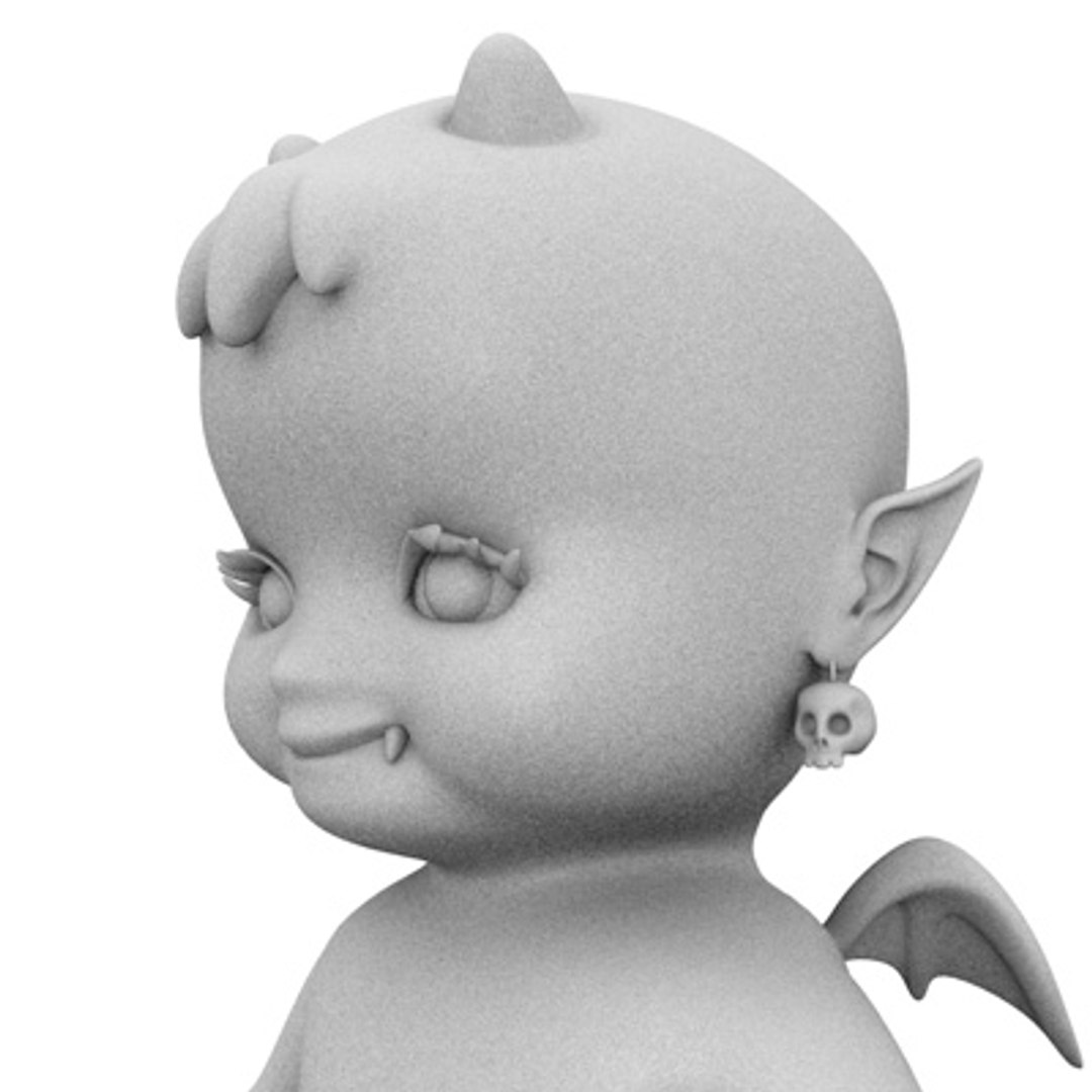 3d Devil Baby Model