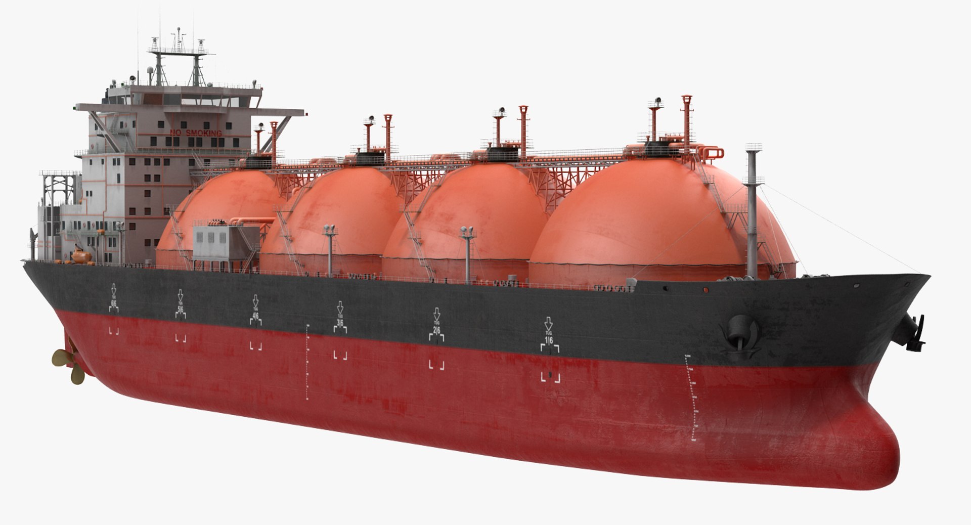 3d gas carrier ship generic model
