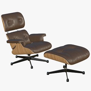 Download Free & Premium Lounge Chair Ottoman 3D Models | TurboSquid