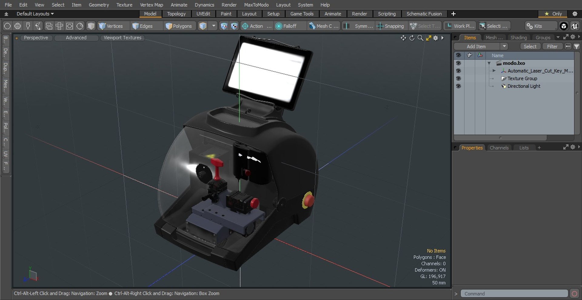 Automatic Laser Cut Key Machine 3D model - TurboSquid 2098299