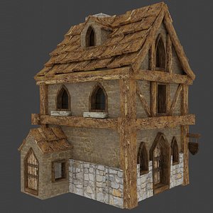 Medieval House Blender Models for Download | TurboSquid