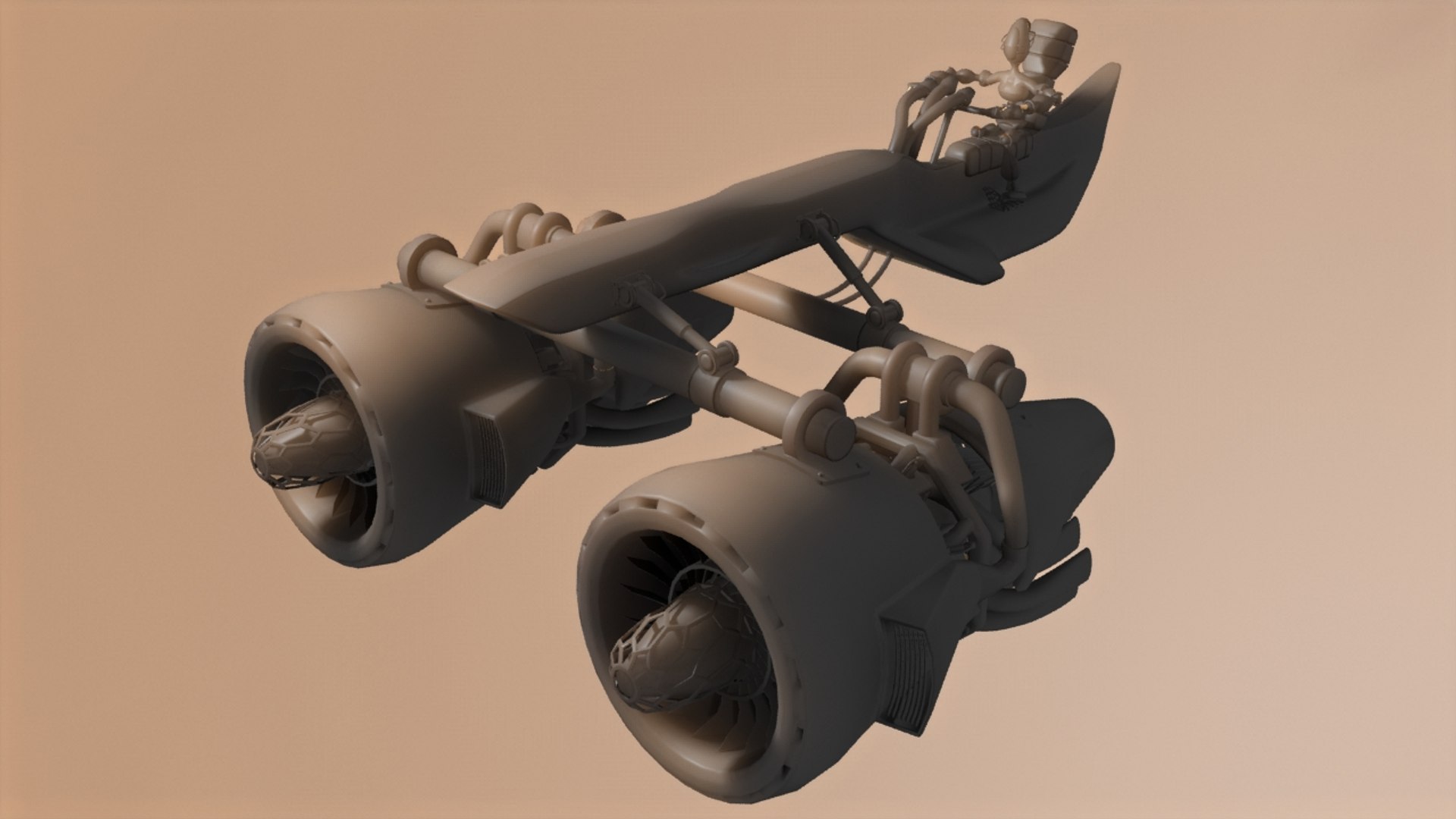 pod racer 3d max
