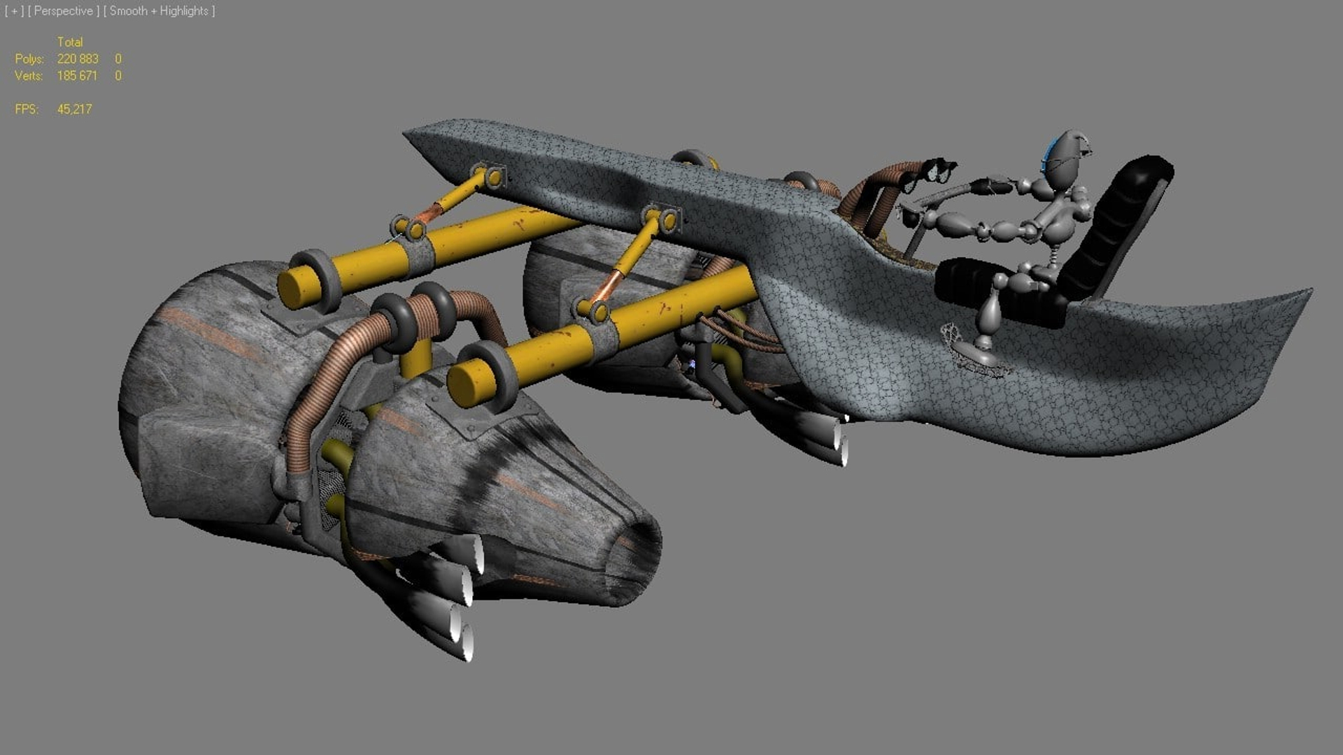 pod racer 3d max