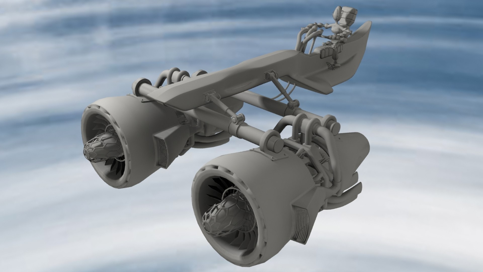 pod racer 3d max