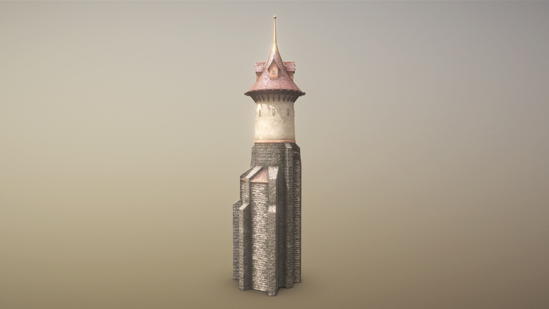 Medieval Dragon Tower 06 Model - TurboSquid 1513632