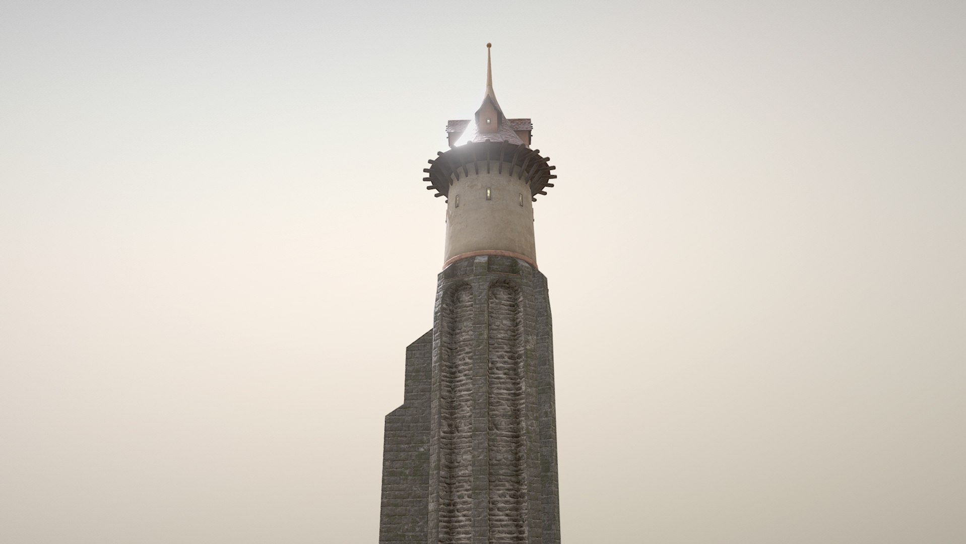 Medieval Dragon Tower 06 Model - TurboSquid 1513632