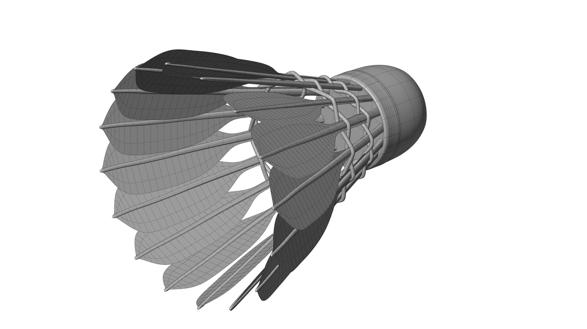 Shuttlecock 3D - TurboSquid 1948229