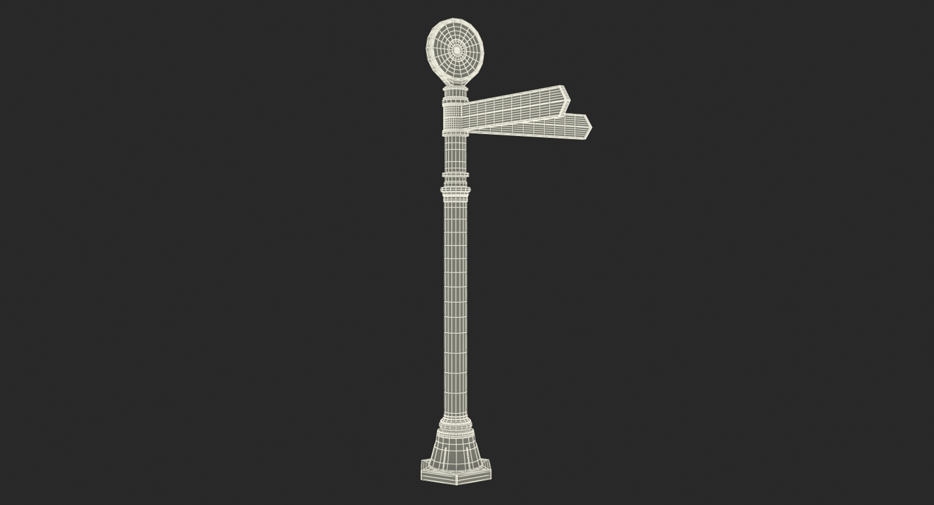 3D Blank Signpost Model - TurboSquid 1235502