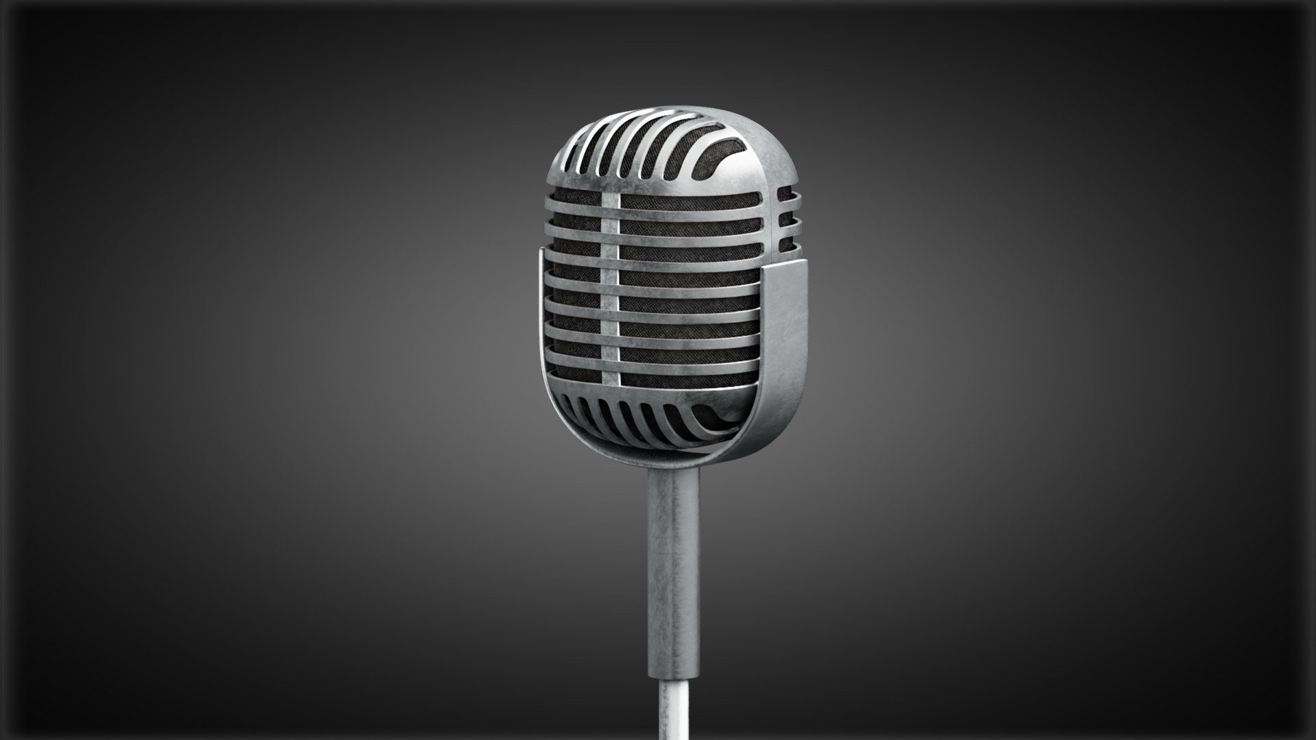 Vintage Microphone 5 Textures Model - TurboSquid 2418466