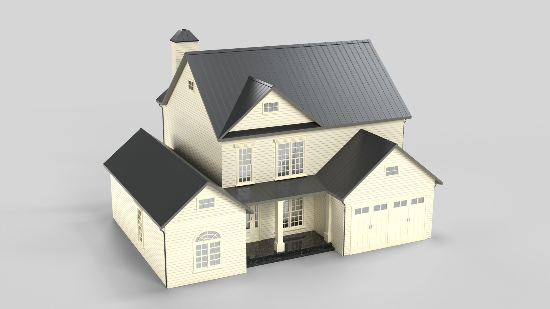 3D Neighborhood House 06T5 Model - TurboSquid 2213297