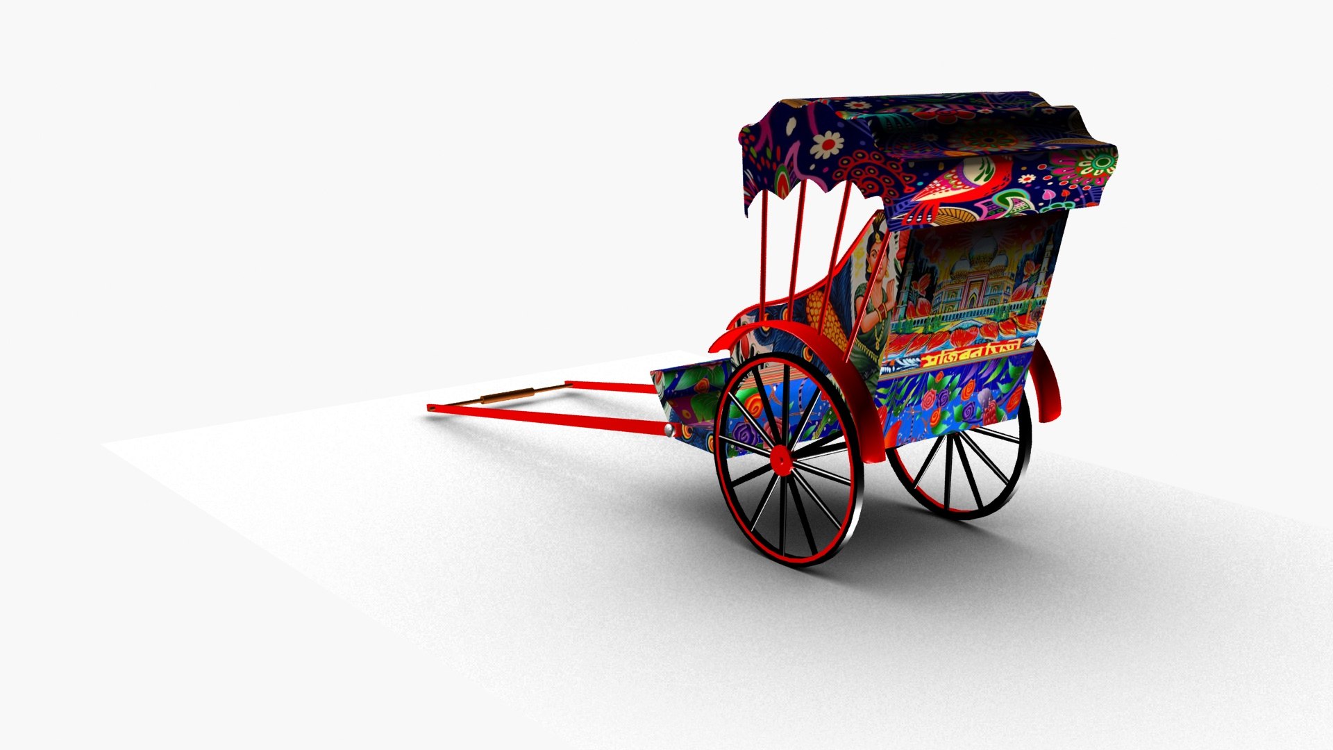 3D Rickshaw Model - TurboSquid 2053996