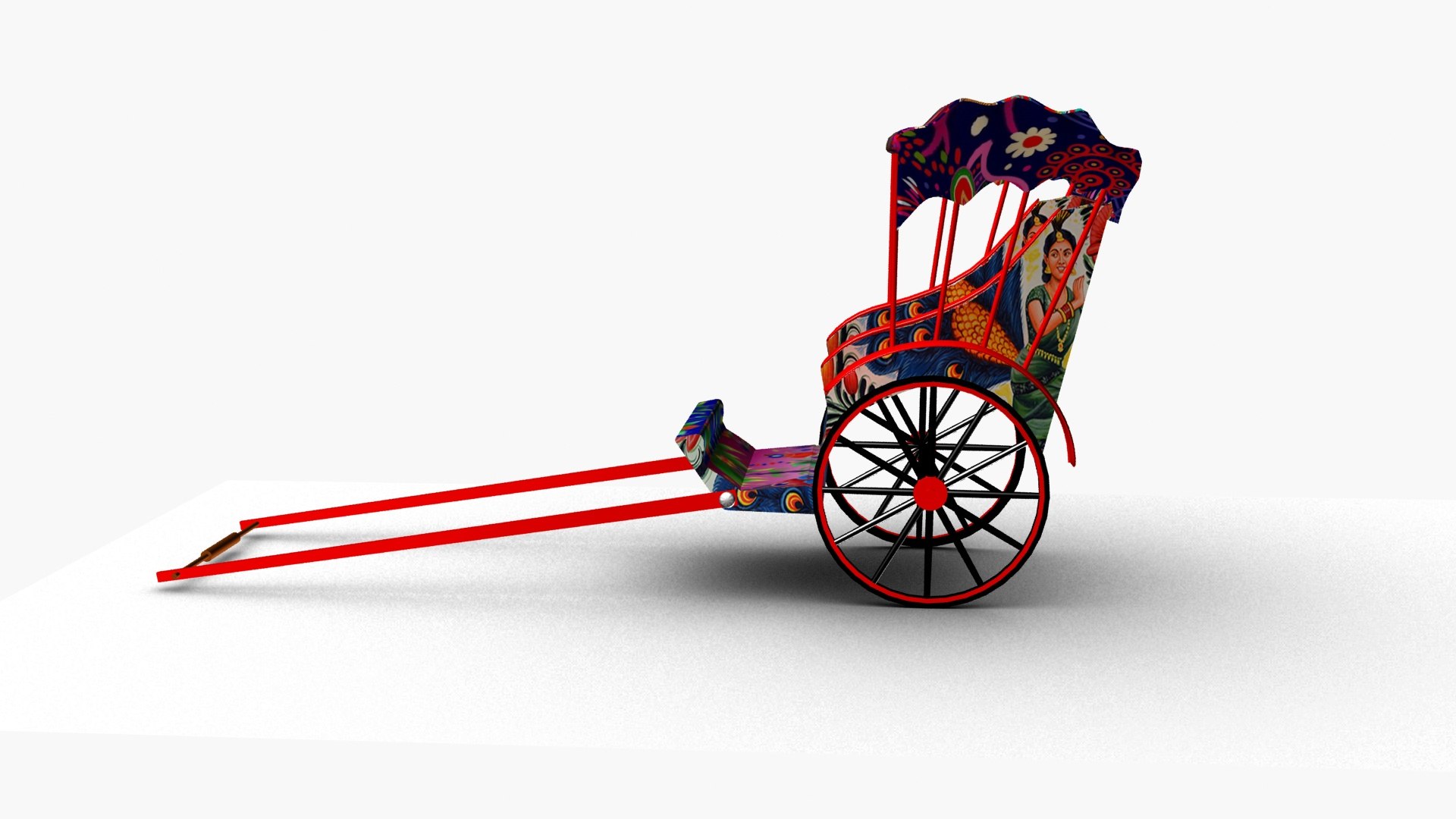 3D Rickshaw Model - TurboSquid 2053996