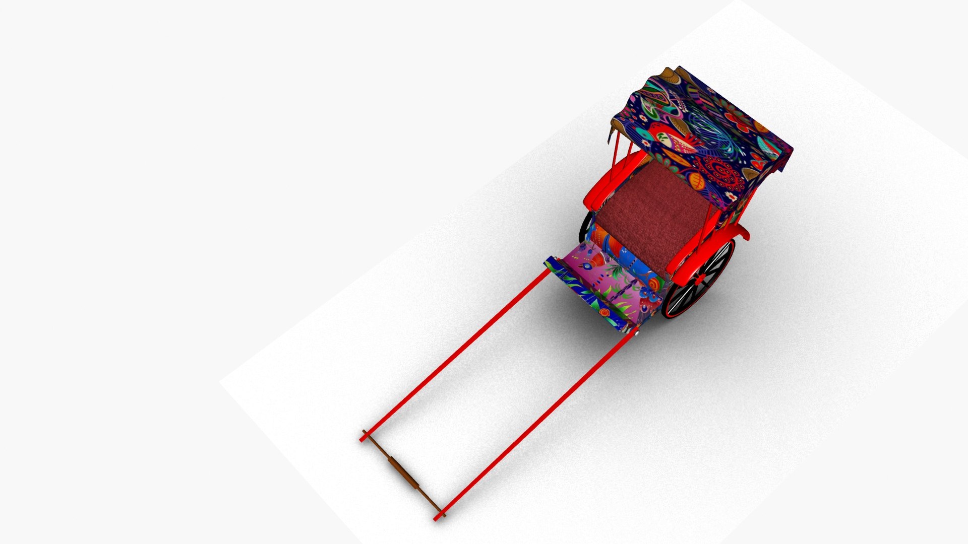 3D Rickshaw Model - TurboSquid 2053996