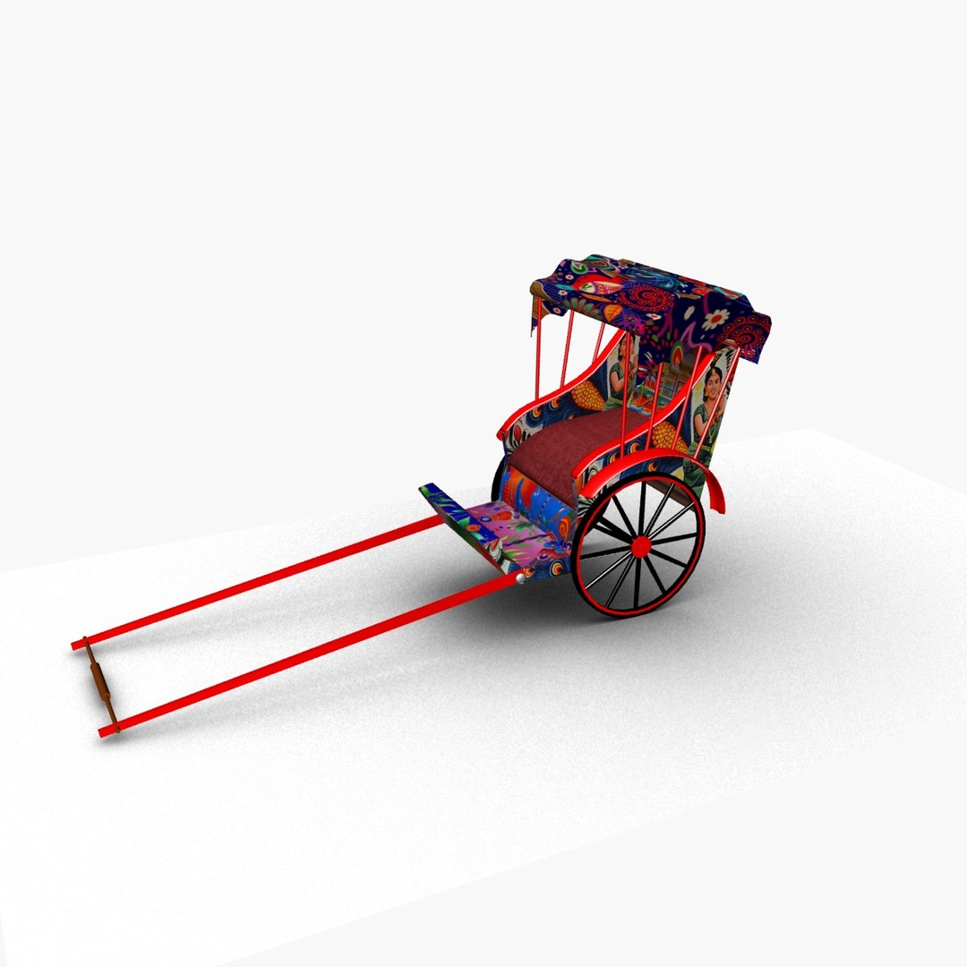 3D Rickshaw model - TurboSquid 2053996