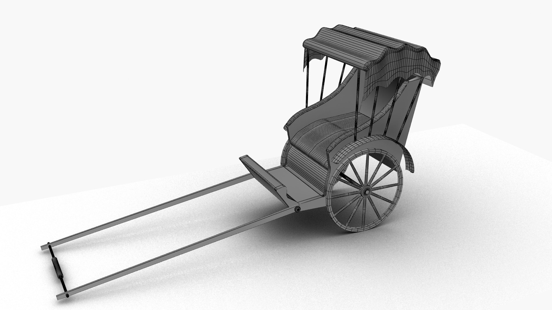 3D Rickshaw Model - TurboSquid 2053996