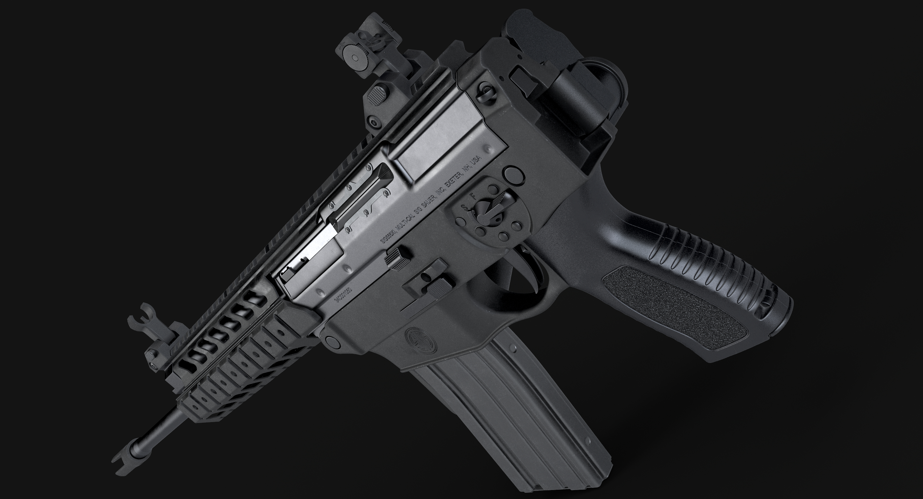 Sig sauer sig556xi 5 model - TurboSquid 1286269