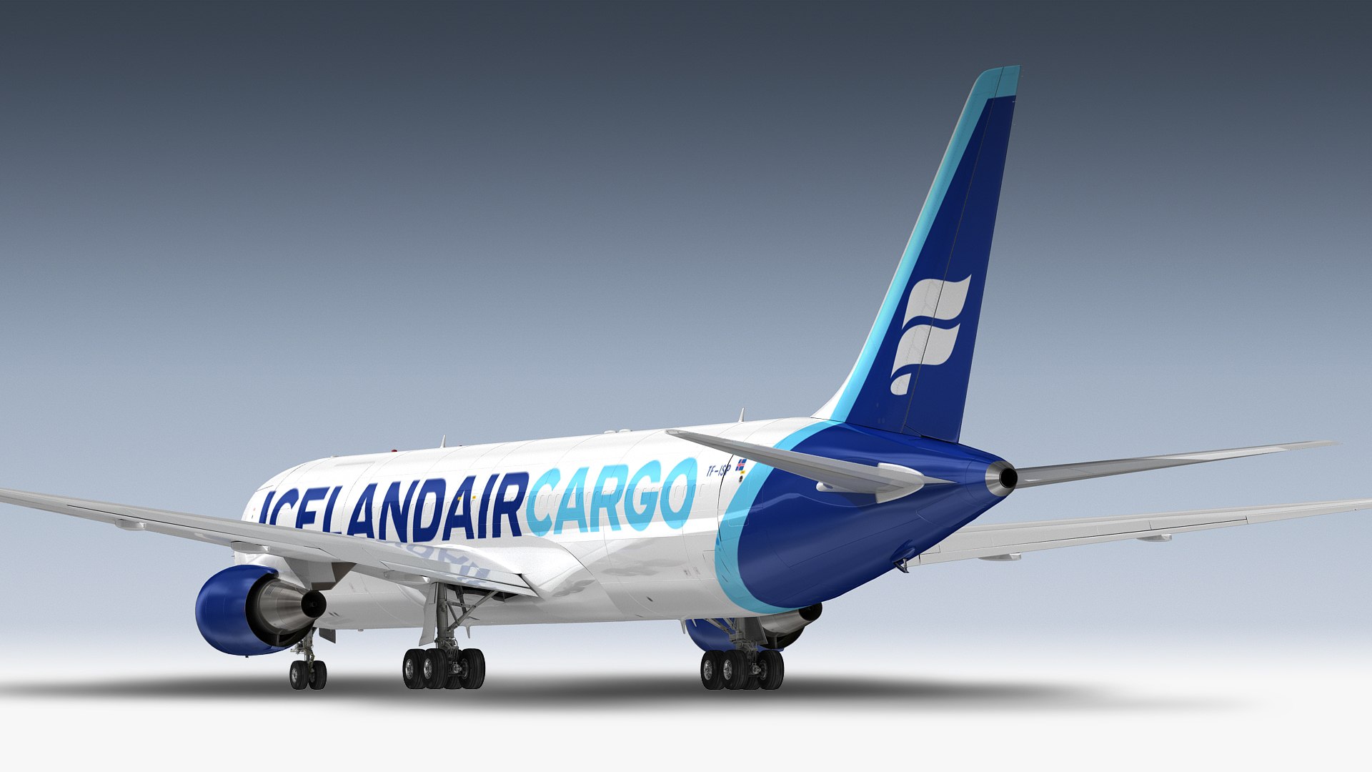 3D Model Boeing 767-300BCF Icelandair Cargo - TurboSquid 2384362