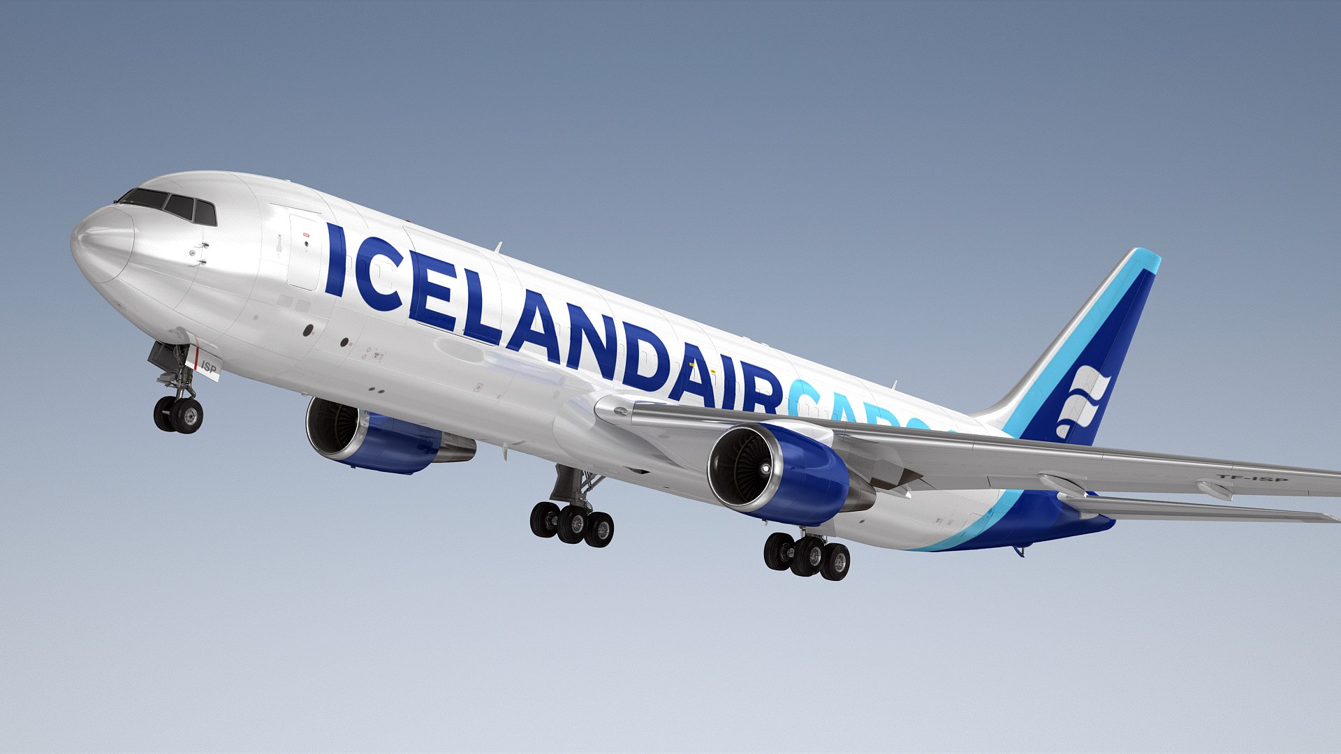 3D Model Boeing 767-300BCF Icelandair Cargo - TurboSquid 2384362