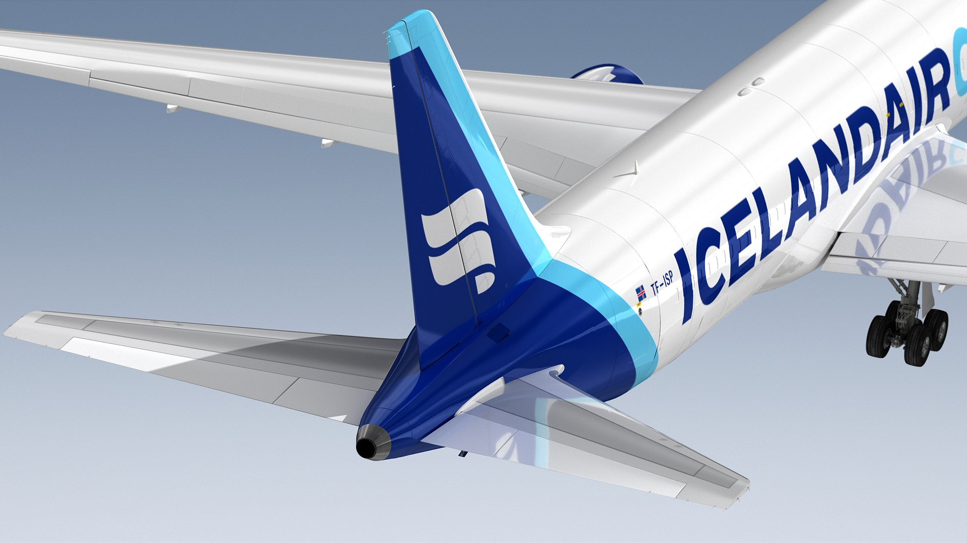 3D Model Boeing 767-300BCF Icelandair Cargo - TurboSquid 2384362