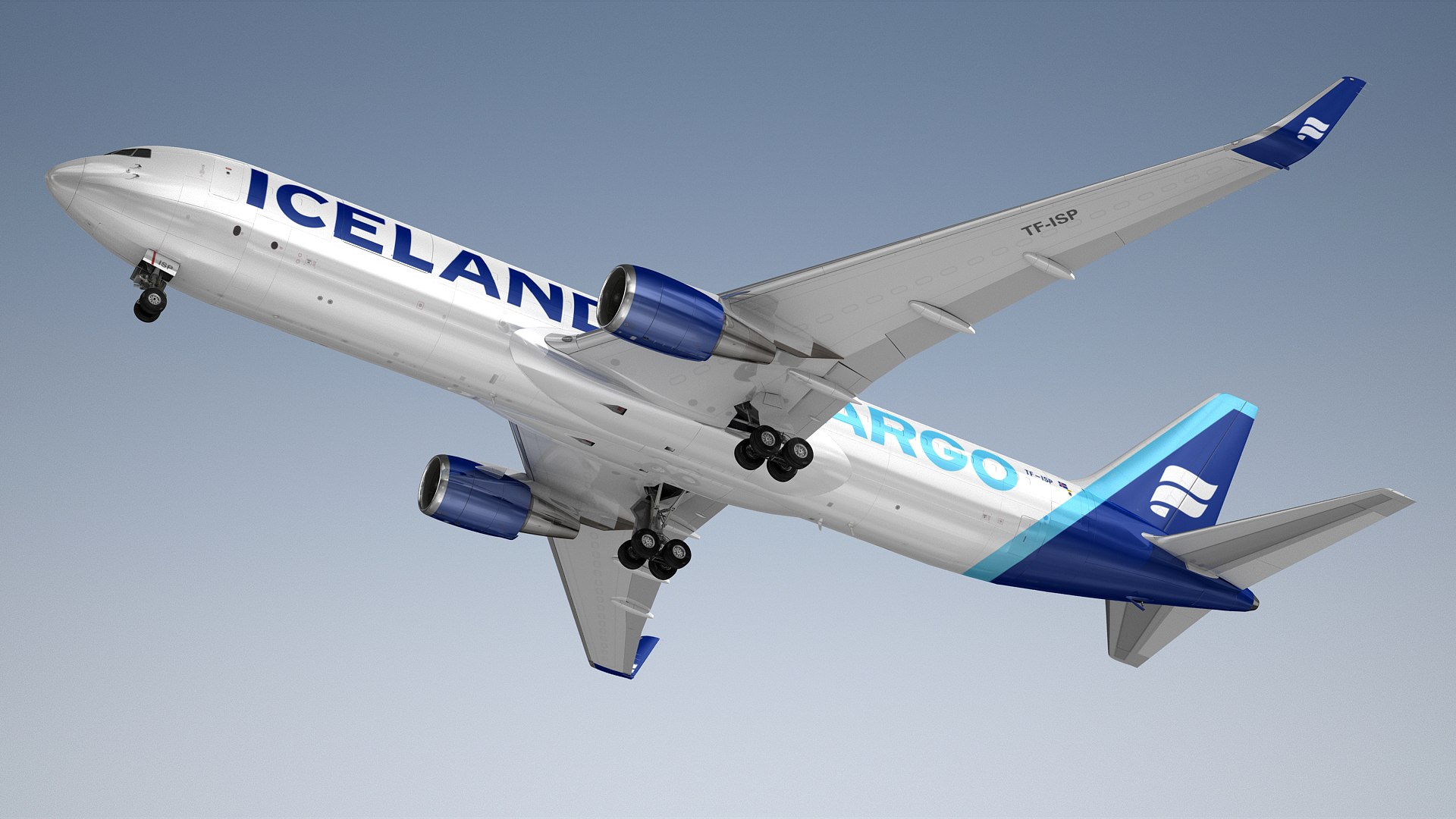 3D Model Boeing 767-300BCF Icelandair Cargo - TurboSquid 2384362
