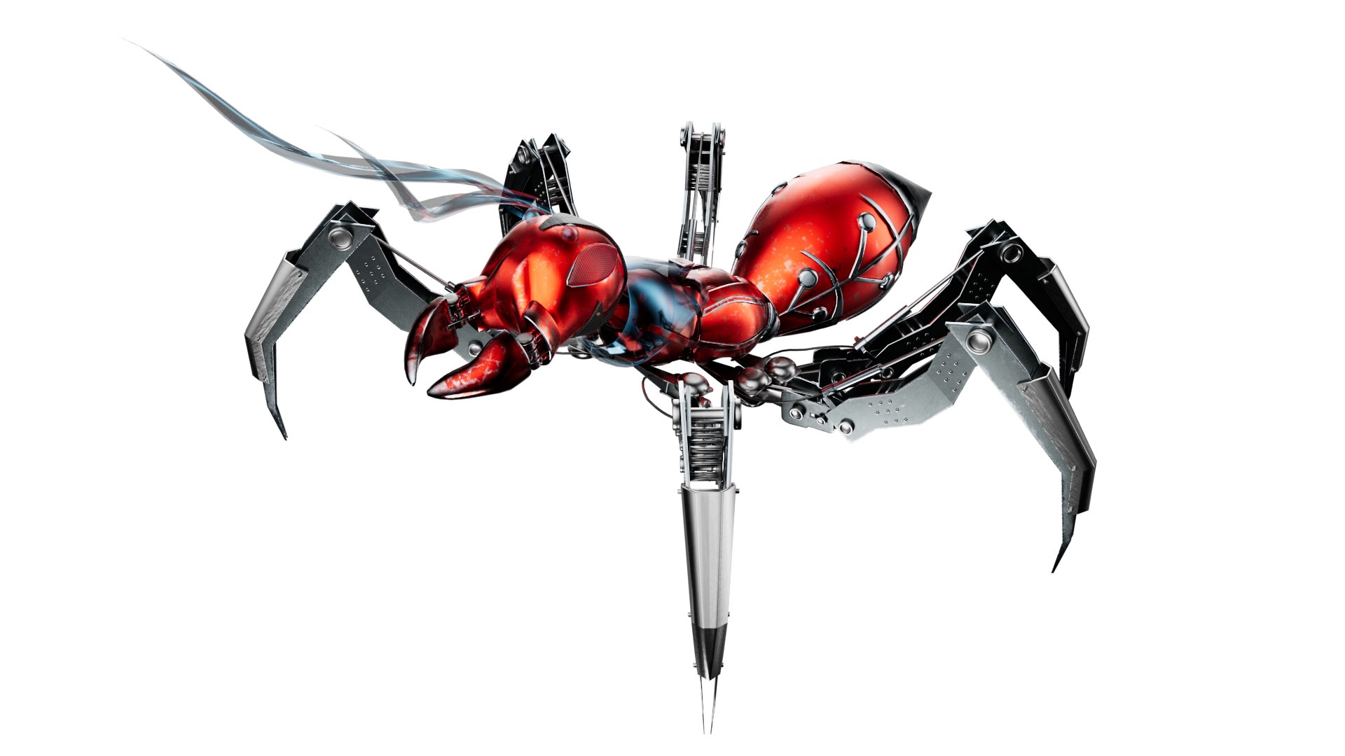 Robotic Character Ant Bot Without RIG 3D Model - TurboSquid 2369083
