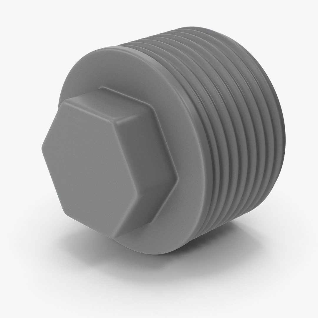 PVC Pipe End Cap model - TurboSquid 1940472