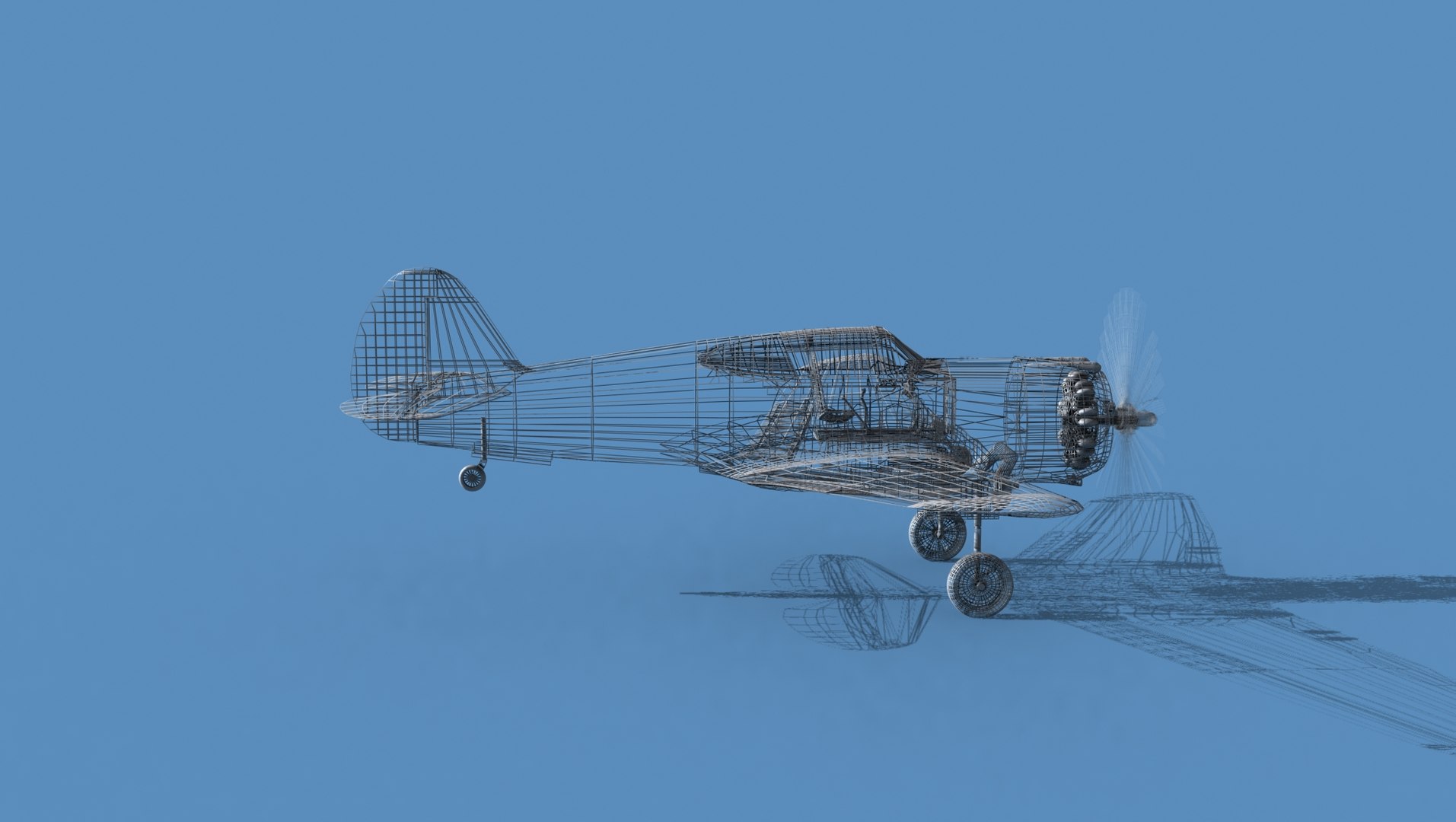 Curtiss P-36C Hawk V05 USAAF 3D Model - TurboSquid 1914314