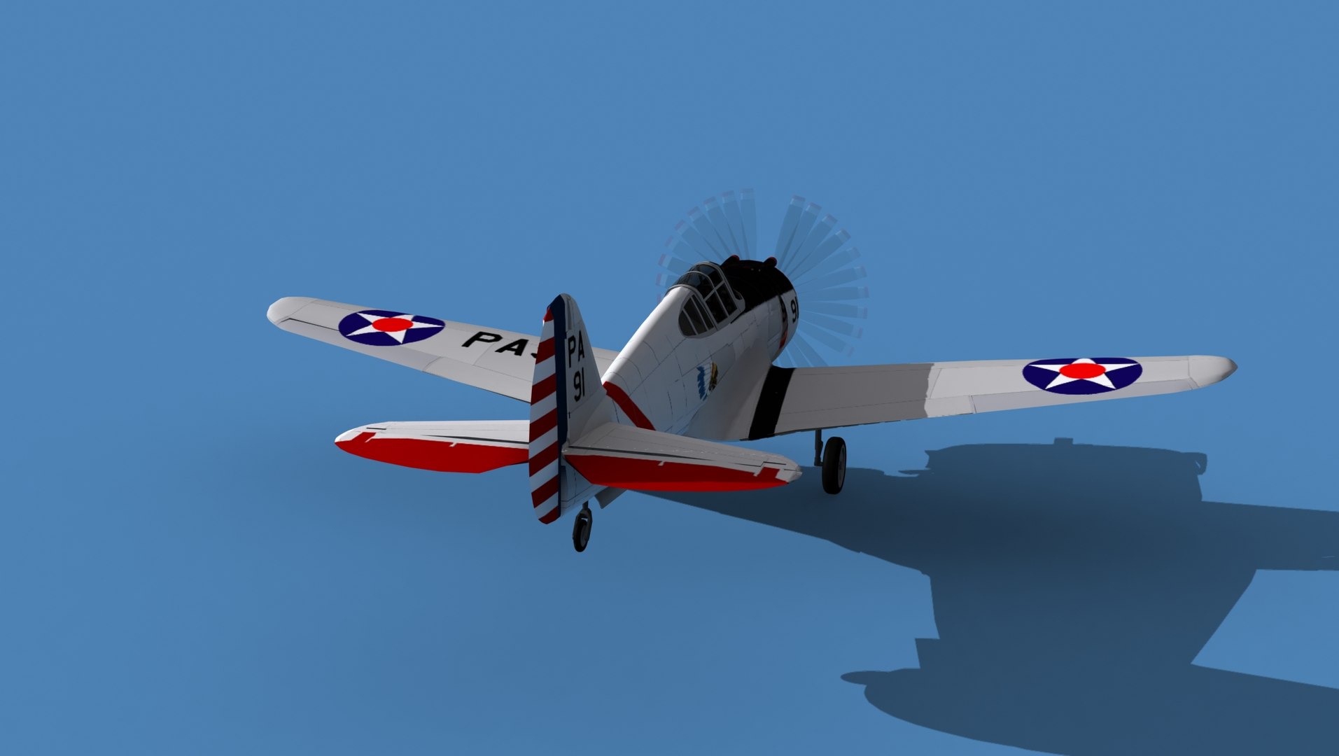 Curtiss P-36C Hawk V05 USAAF 3D Model - TurboSquid 1914314