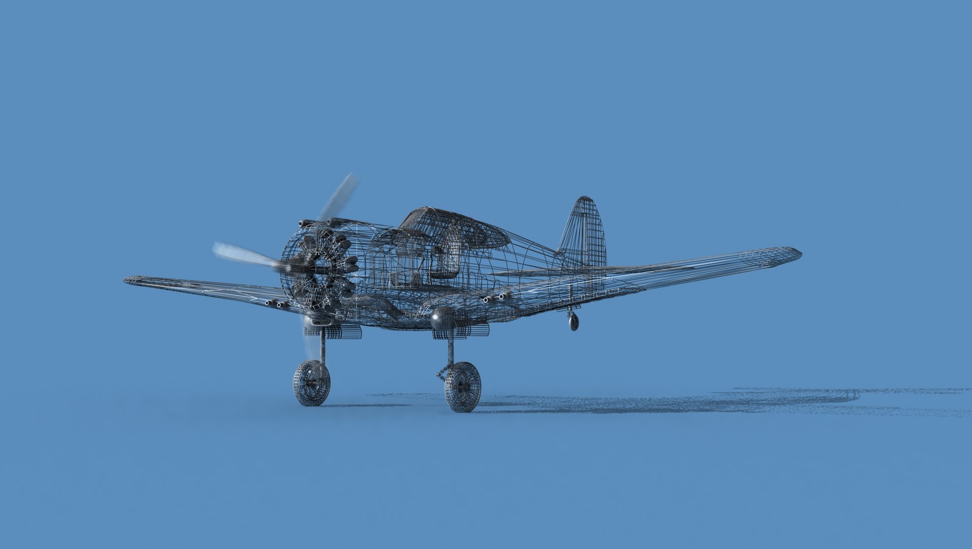Curtiss P-36C Hawk V05 USAAF 3D Model - TurboSquid 1914314
