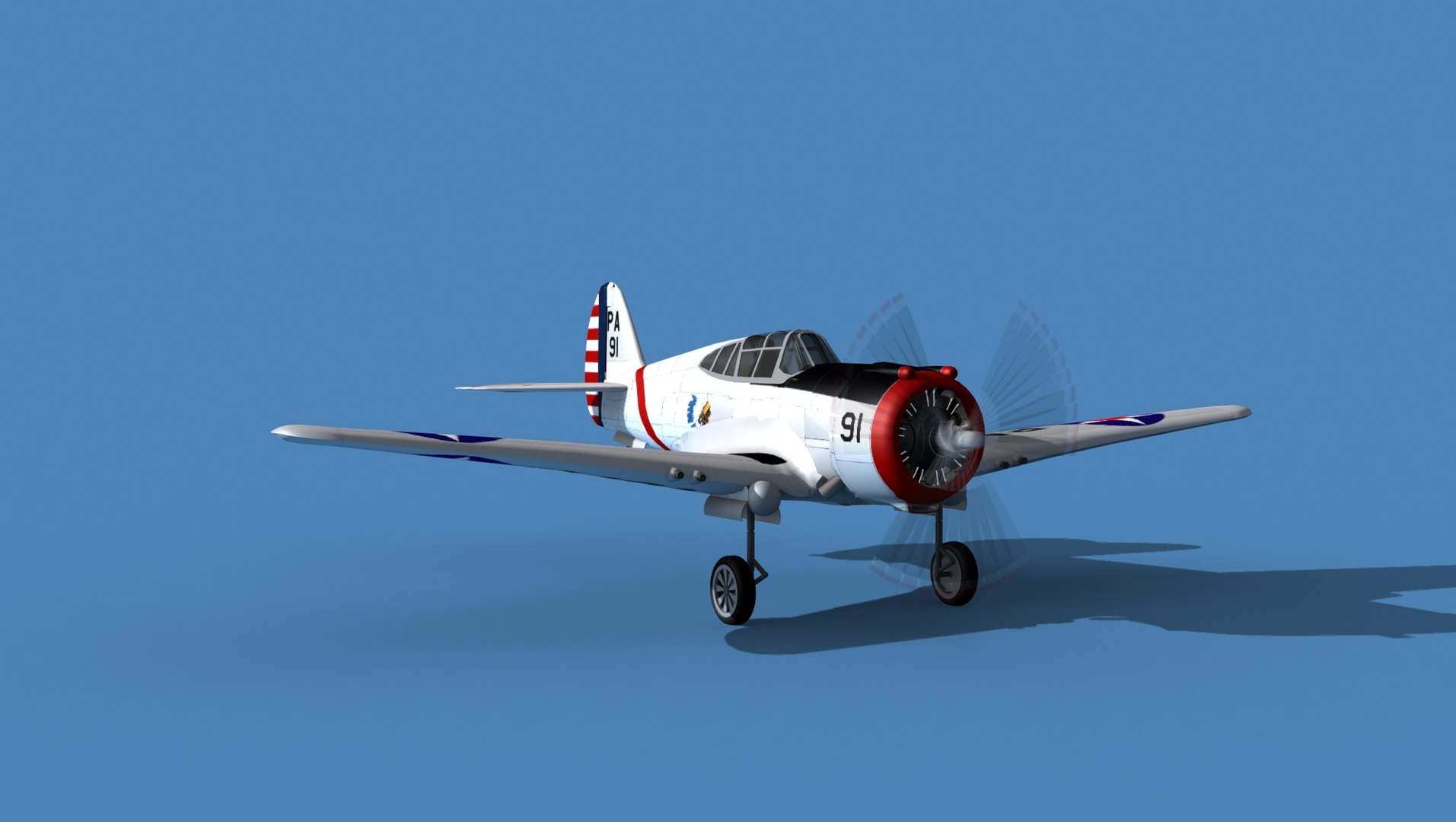 Curtiss P-36C Hawk V05 USAAF 3D Model - TurboSquid 1914314
