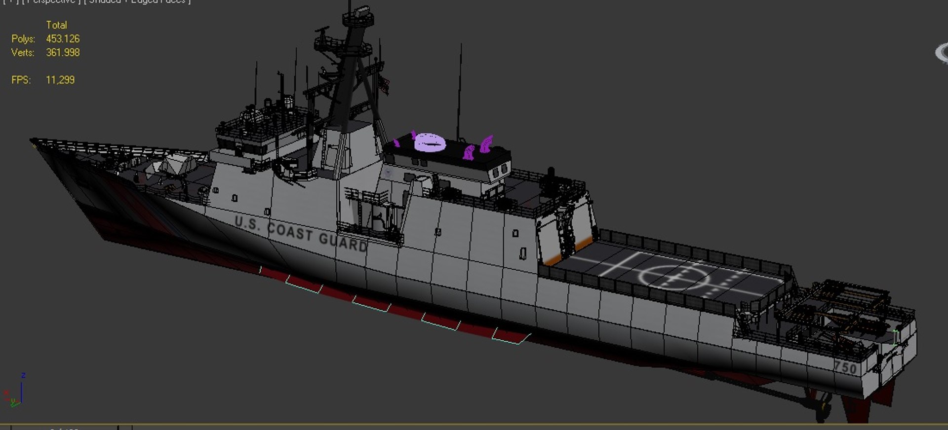 3D Uscgc Bertholf - TurboSquid 1381350