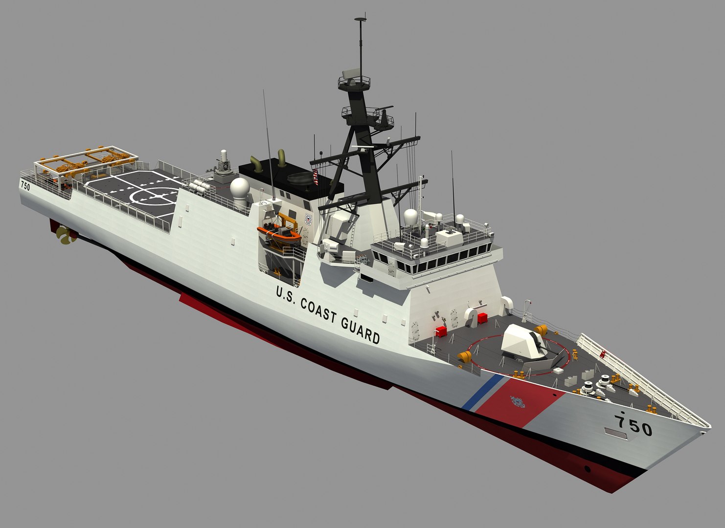 3D Uscgc Bertholf - TurboSquid 1381350
