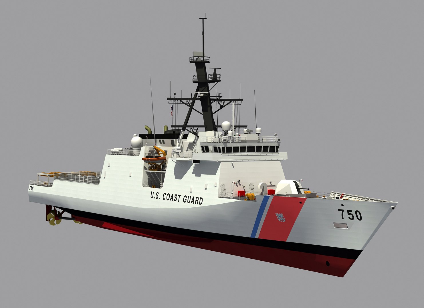 3D Uscgc Bertholf - TurboSquid 1381350